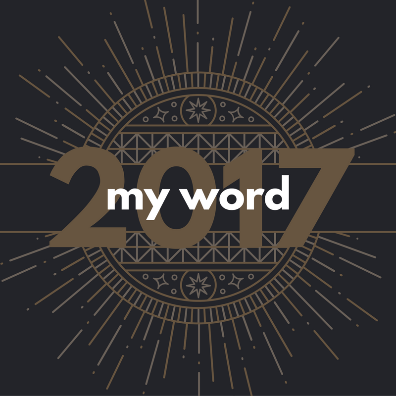 My word for 2017 is…WORD? – Carrie Wisehart